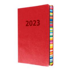 Collins Edge Rainbow - 2023 Diary - A5 - Week to View - Red | Angus ...
