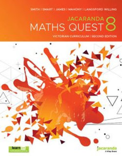 Jacaranda Maths Quest 8 Victorian Curriculum, LearnON and Print | Angus ...