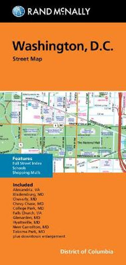 Rand McNally Folded Map: Washington, D.C. Street Map | Angus & Robertson