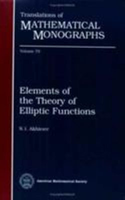 Elements of the Theory of Elliptic Functions | Angus & Robertson