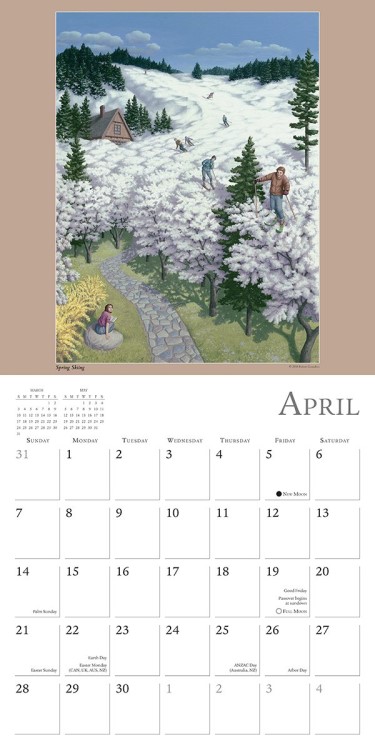 Master of Illusion: The Art of Rob Gonsalves 16-Month 2019 Square Wall ...