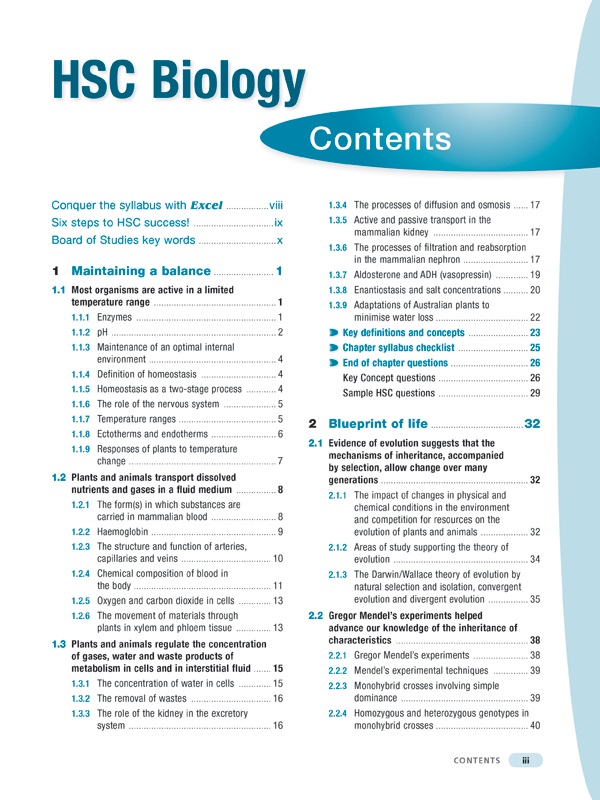 Excel HSC Biology | Angus & Robertson